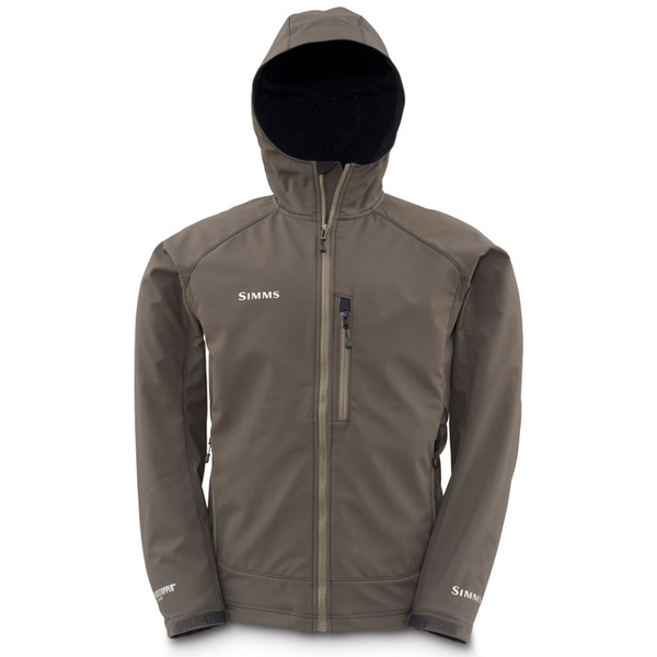 Simms Windstopper Softshell Hoody Black Olive S | Fly Fishing \ Wading ...