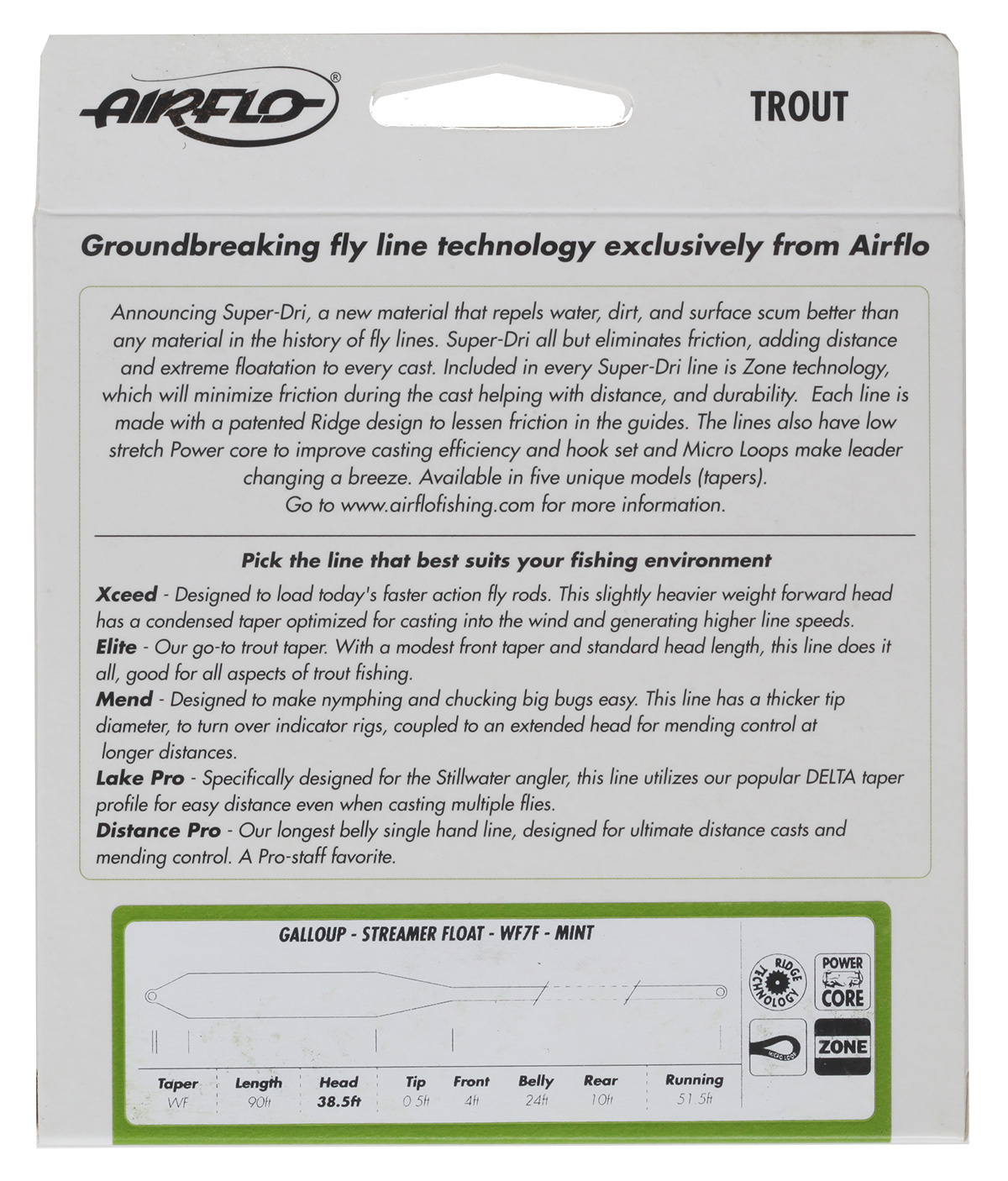 Airflo Kelly Galloup Streamer Float WF5F | Fly Fishing \ Fly Lines ...