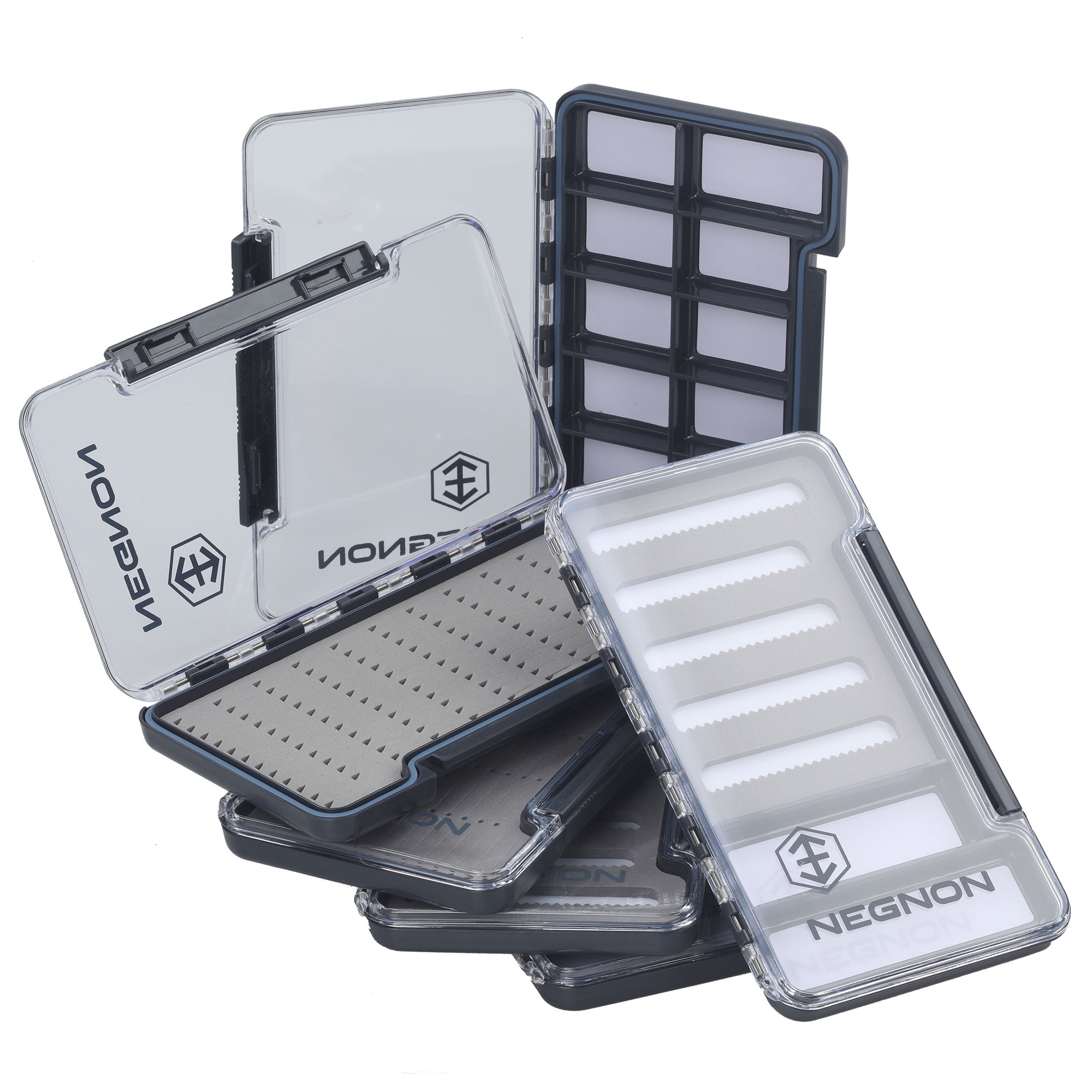 Negnon View Slim Fly Box - Large SF (Slit Foam) | Fly Fishing \ Fly ...